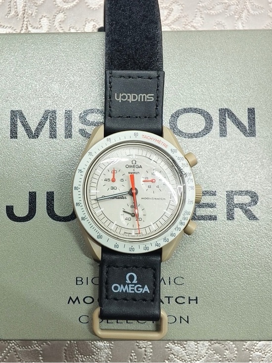 Swatch | Accessories | Mega Swatch Moonswatch Jupiter Mission Watch ...